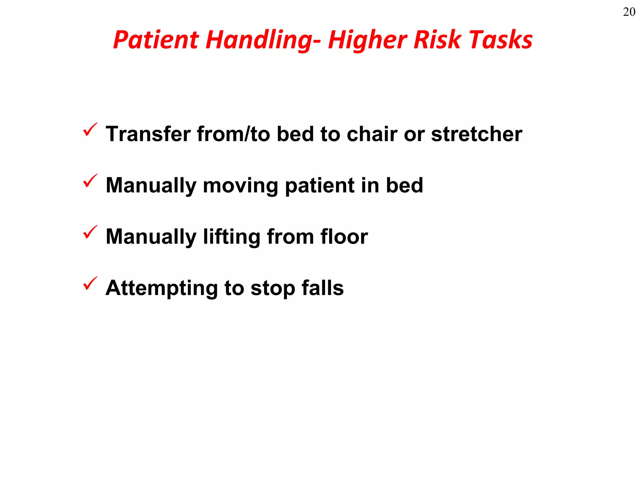 Applied ergonomics-for-nurses-and-health-care-workers-slides | PPT