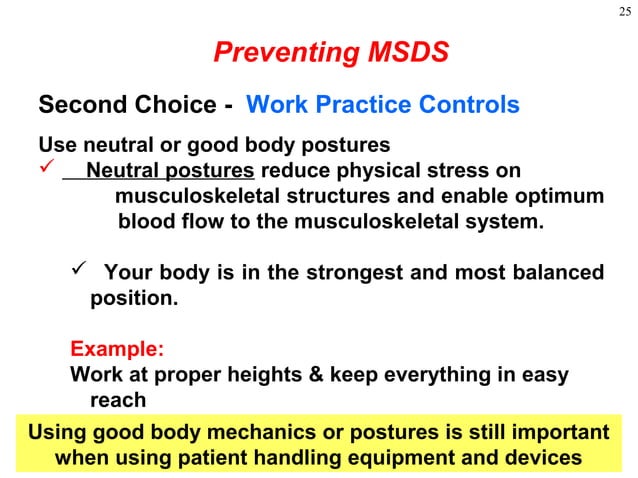 Applied ergonomics-for-nurses-and-health-care-workers-slides | PPT ...
