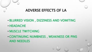 local anaesthesia with its complications.pptx