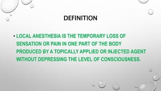 local anaesthesia with its complications.pptx
