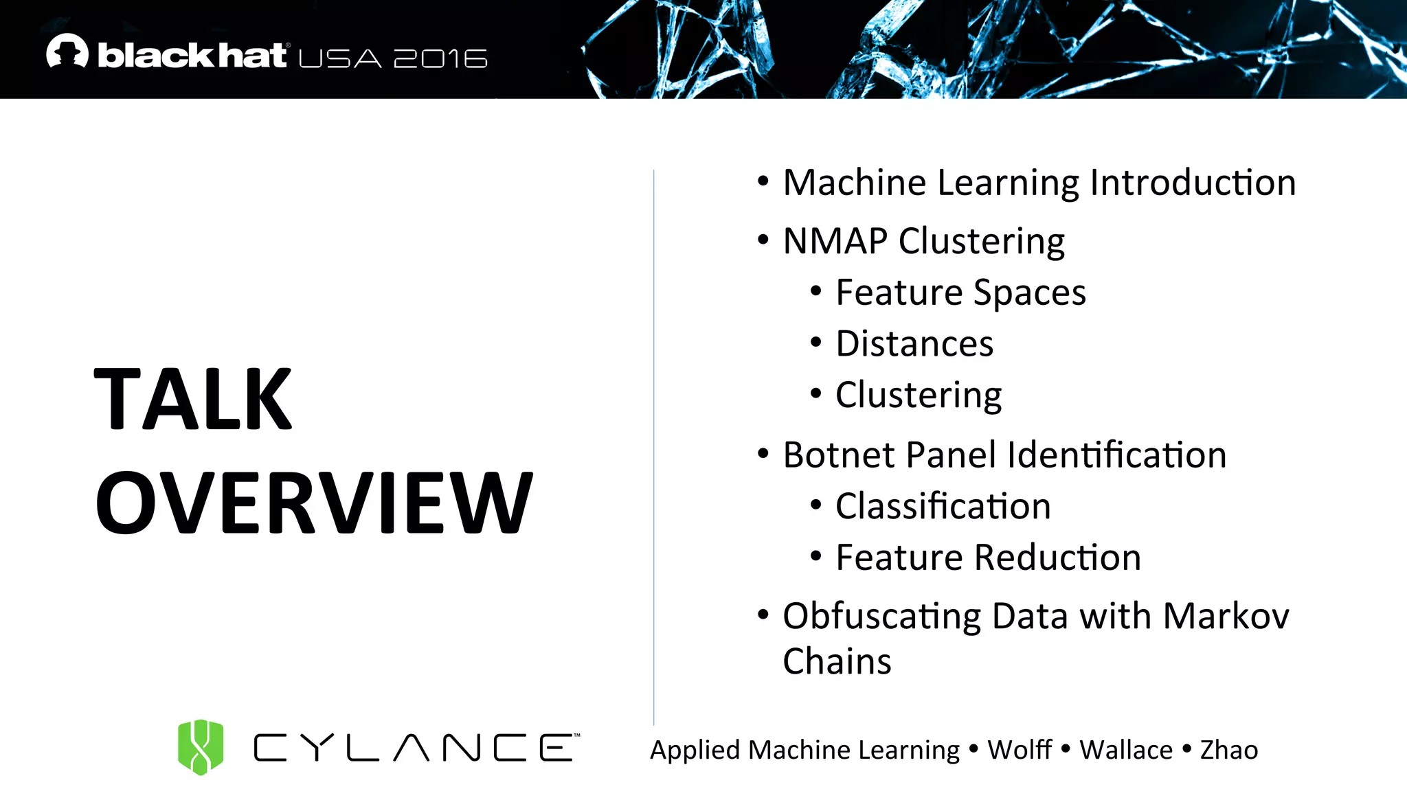 Applied Machine Learning For Data Exfiltration And Other Fun Topics Ppt