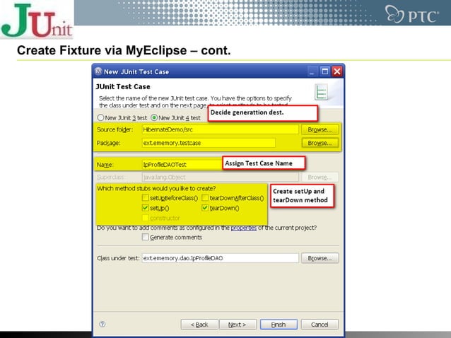 Applied Myeclipse And Junit To Do Hibernate Code Gen And Testing Ppt