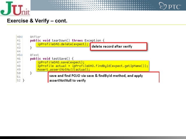 Applied MyEclipse and JUnit to do Hibernate Code Gen and Testing | PPT Applied MyEclipse and JUnit to do Hibernate Code Gen and Testing | PPT