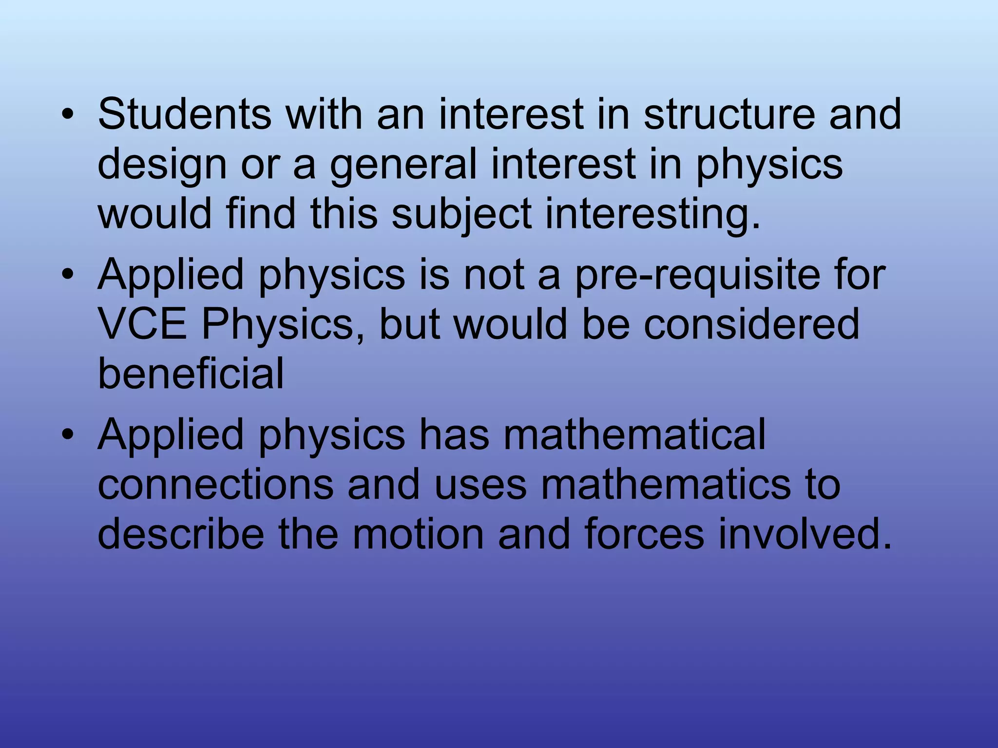 Applied Physics | PPT