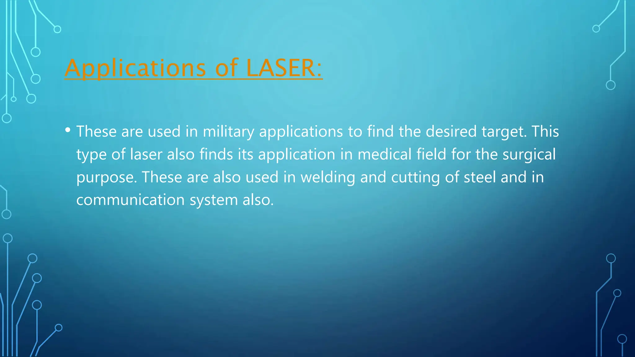applied physics nd-yag laser in laser technology | PPTX