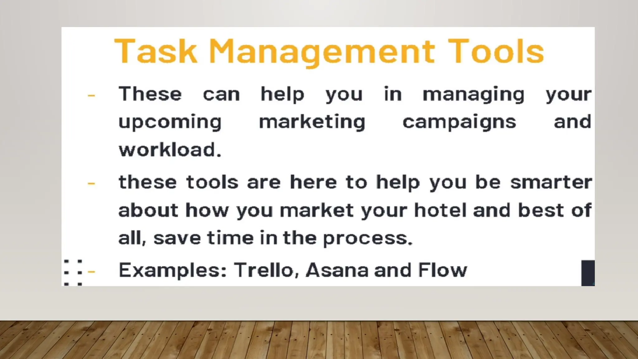 APPLIED BUSINESS TOOLS AND TECHNOLOGY IN HOSPITALITY AND TOURISM ...