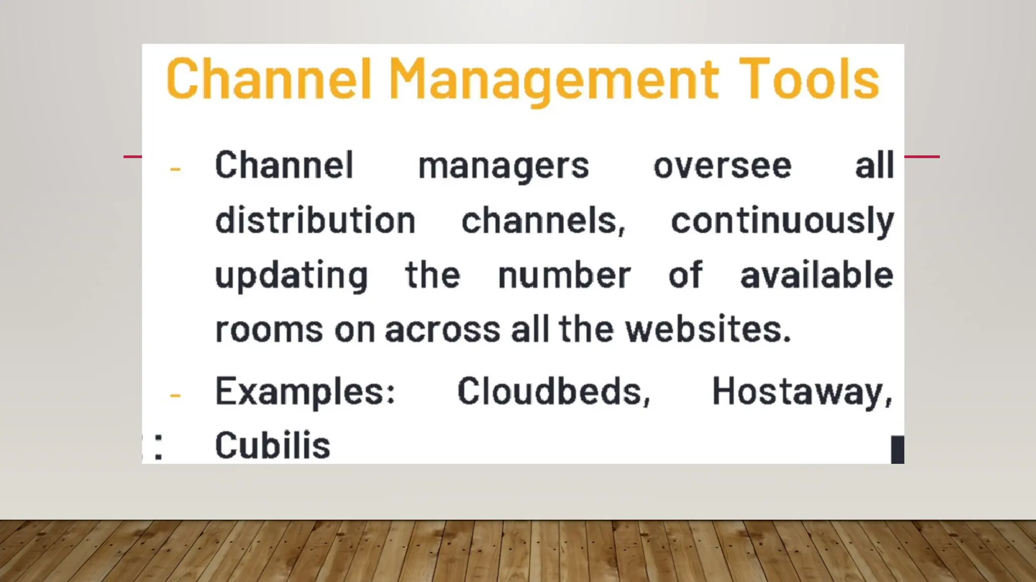 APPLIED BUSINESS TOOLS AND TECHNOLOGY IN HOSPITALITY AND TOURISM ...