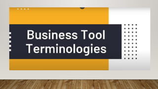 APPLIED BUSINESS TOOLS AND TECHNOLOGY IN HOSPITALITY AND TOURISM ...