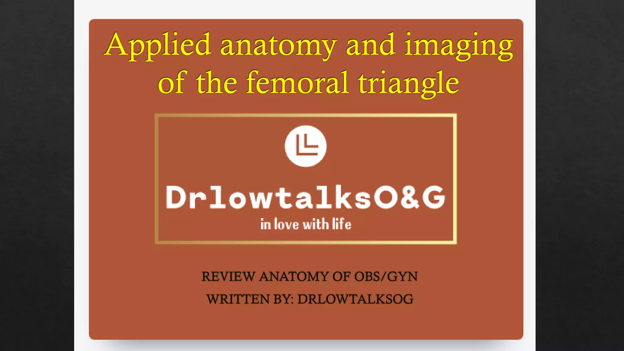 Applied anatomy and imaging of the femoral triangle | PDF