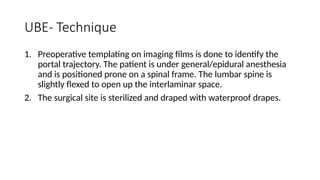 Applied Anatomy and Percutaneous Approaches to the Lumbar spine | PPTX