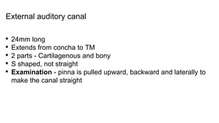 Applied anatomy of external ear | PPTX