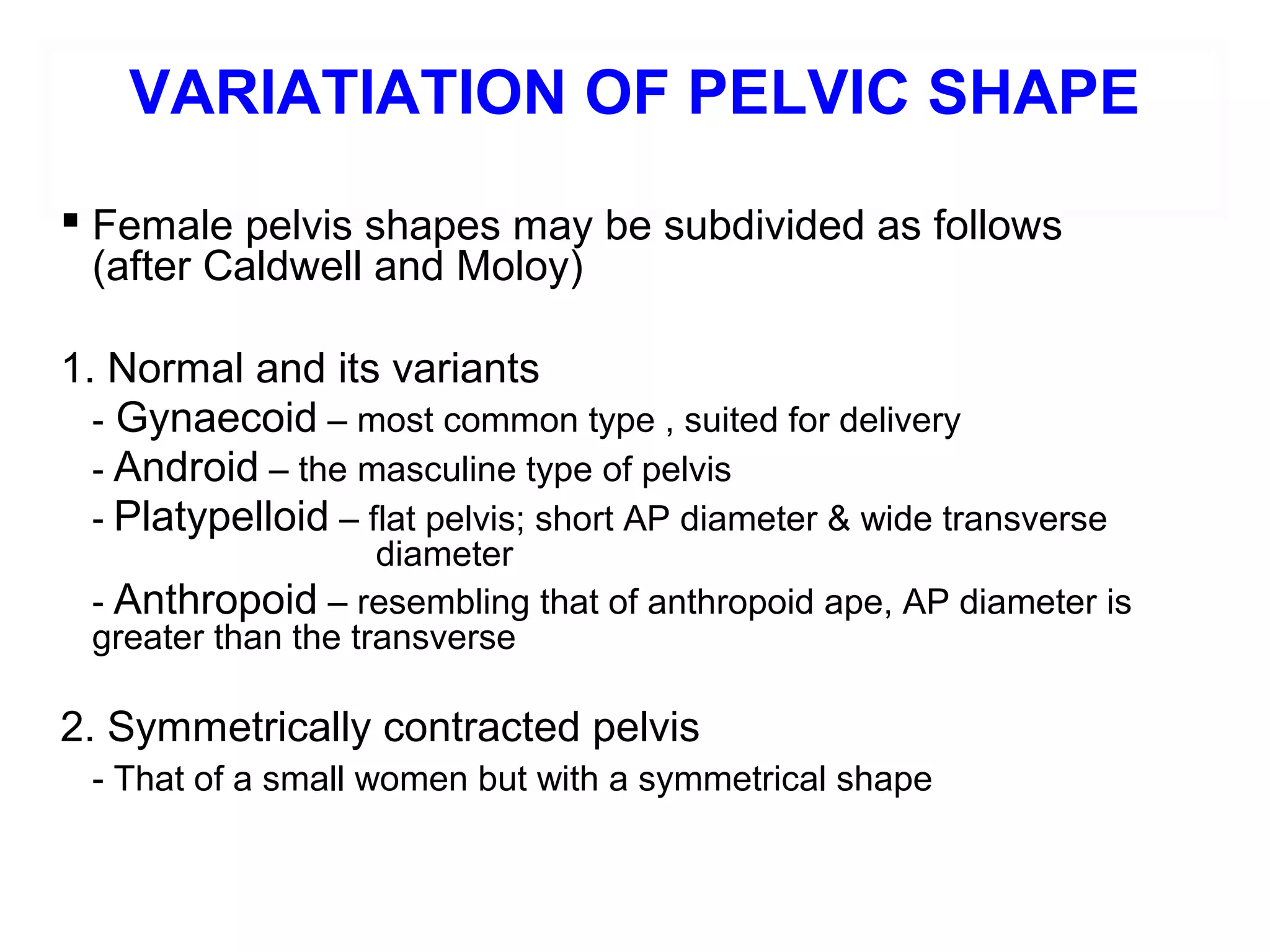 Applied anatomy of pelvis and fetal skull | PPT