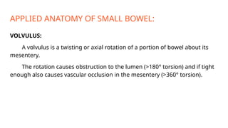 Applied Anatomy of Right Iliac Fossa, Small Bowel and Large Bowel..pptx