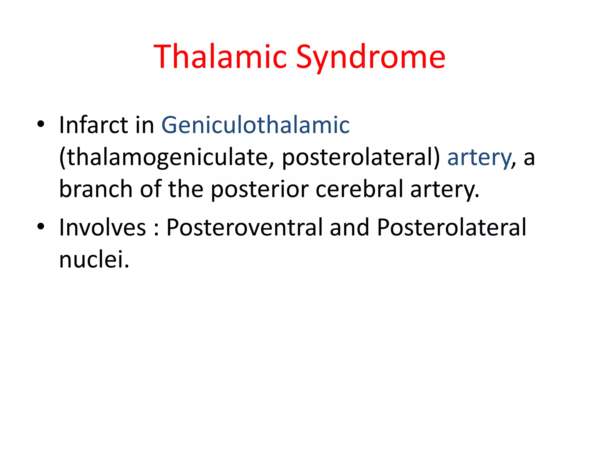 Applied anatomy of thalamus | PPTX