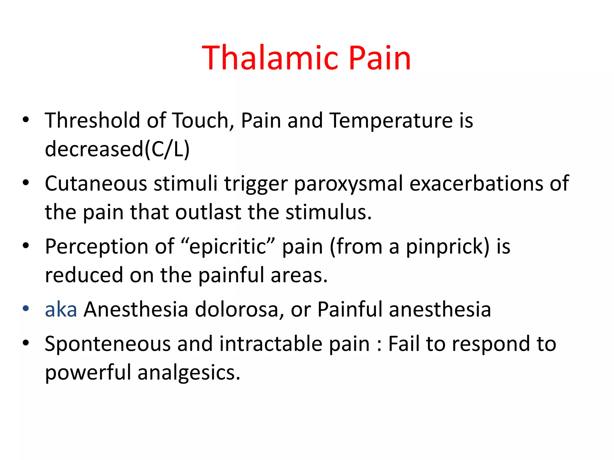 Applied anatomy of thalamus | PPTX