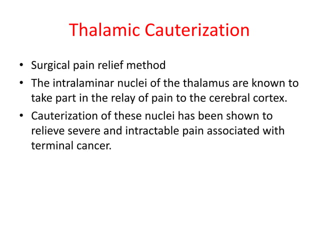 Applied anatomy of thalamus | PPTX