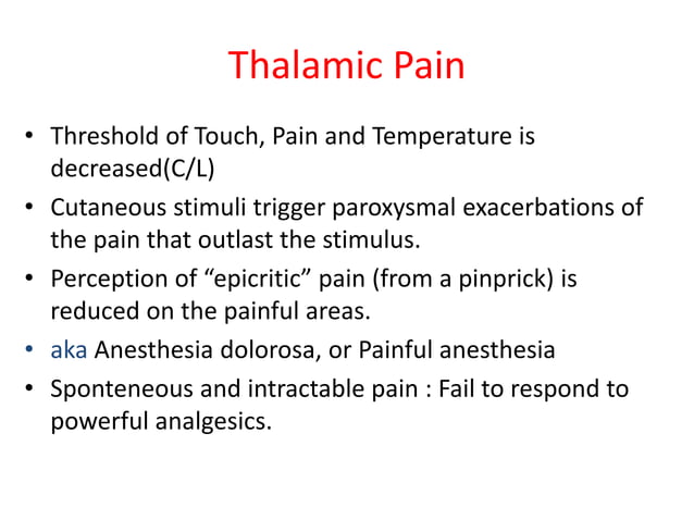 Applied anatomy of thalamus | PPTX
