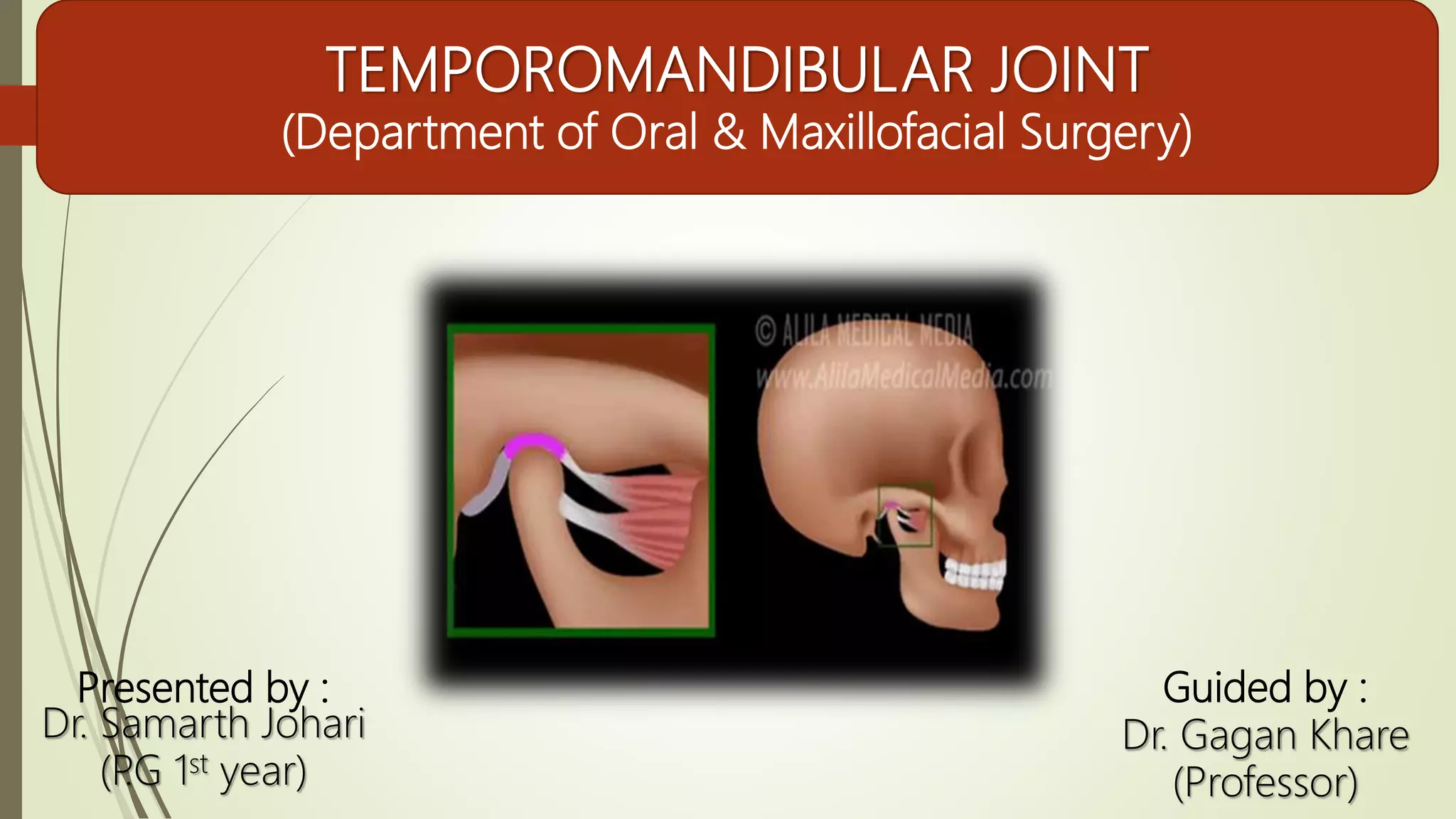 Applied anatomy of tmj | PPTX