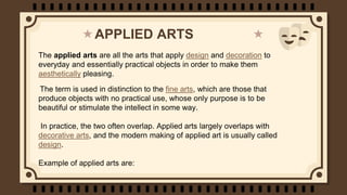 APPLIED ARTS.ppt