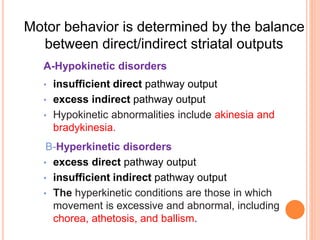 Applied BASAL GANGLIA.pptx | Physical Therapy | Wellness