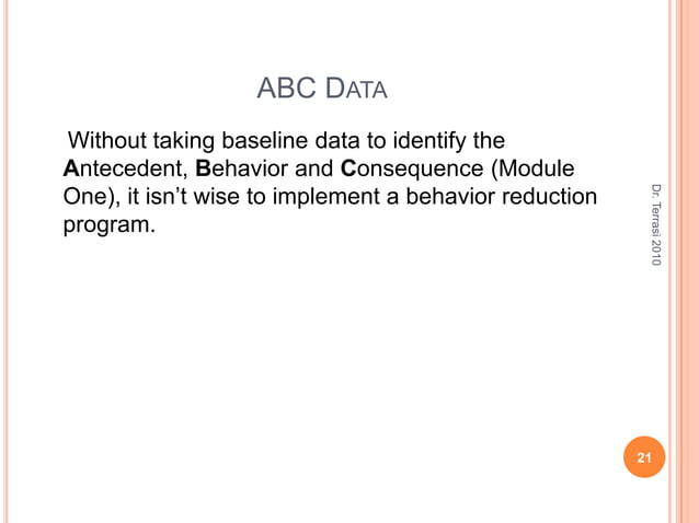 Applied behavior analysis | PPSX