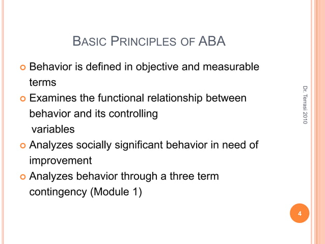 Applied behavior analysis | PPSX