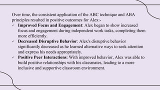 Applied Behavior Analysis (ABC technique) | PPTX