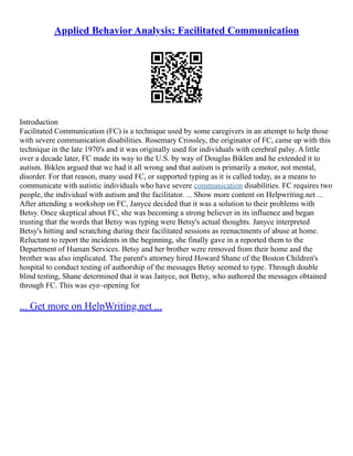 Applied Behavior Analysis Examples | PDF
