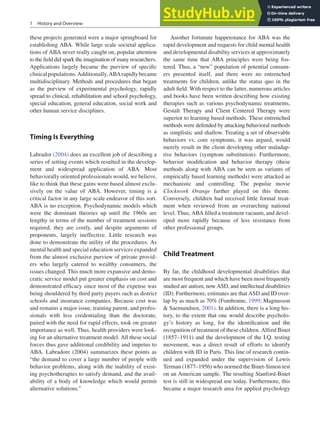 Applied Behavior Analysis For Children With Autism Spectrum Disorders | PDF