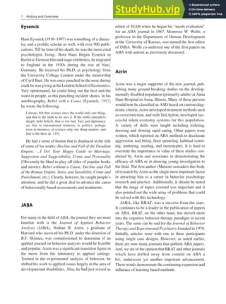 Applied Behavior Analysis For Children With Autism Spectrum Disorders | PDF