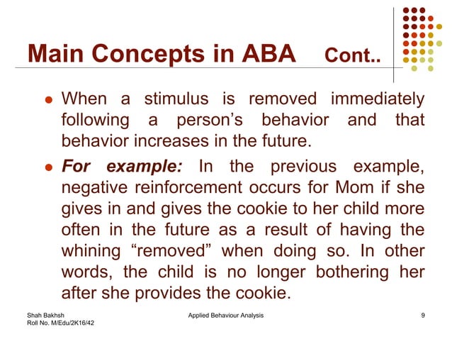 Applied behaviour analysis | PPTX | Parenting Babies and Toddlers ...
