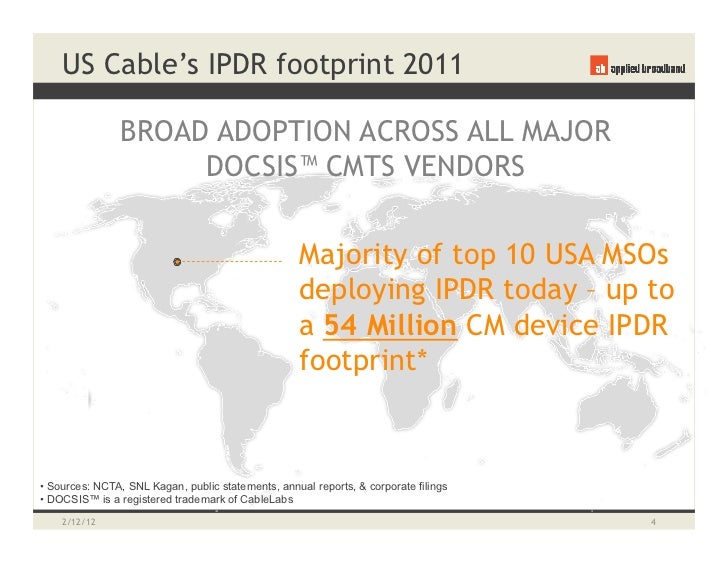 Applied Broadband TM Forum IPDR deployment update
