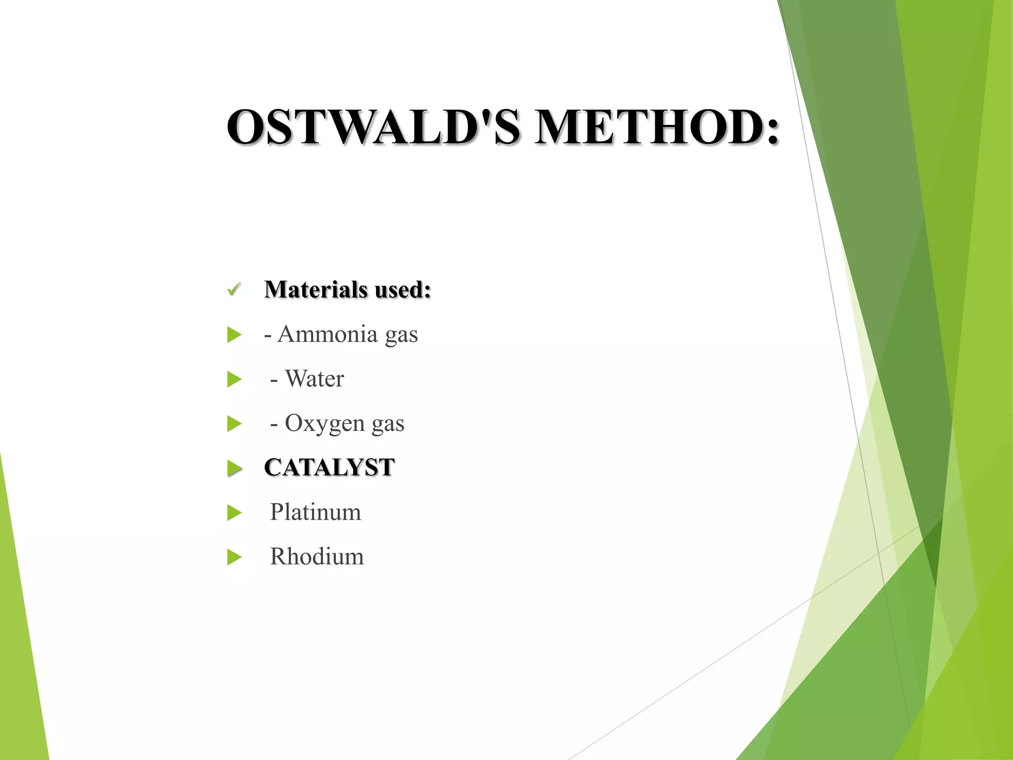 Nitric acid Preparation & Uses Raw materials, Flow sheet diagram unit ...