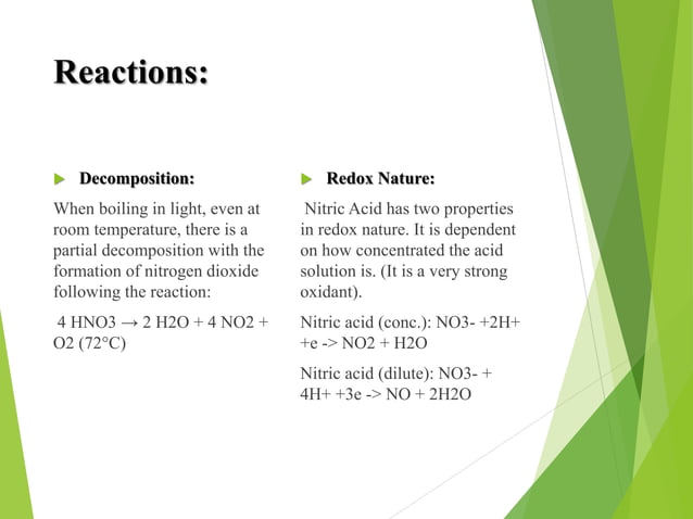 Nitric acid Preparation & Uses Raw materials, Flow sheet diagram unit ...