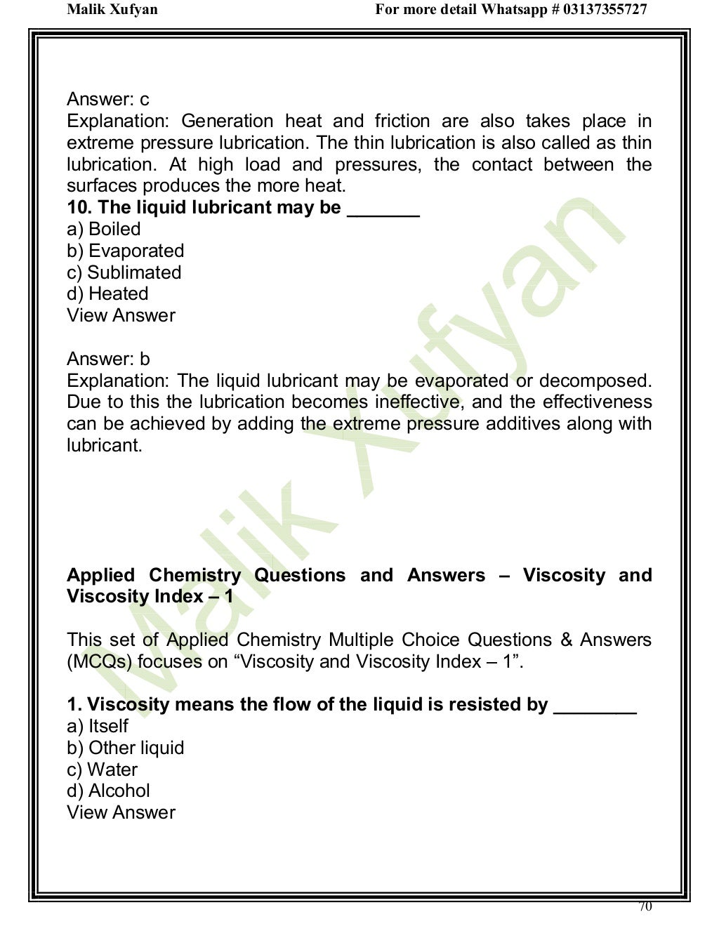 Applied Chemistry Multiple Choice Questions With Answers Part 1 By Ma applied-chemistry-multiple-choice-questions-with-answers-part-1-by-ma