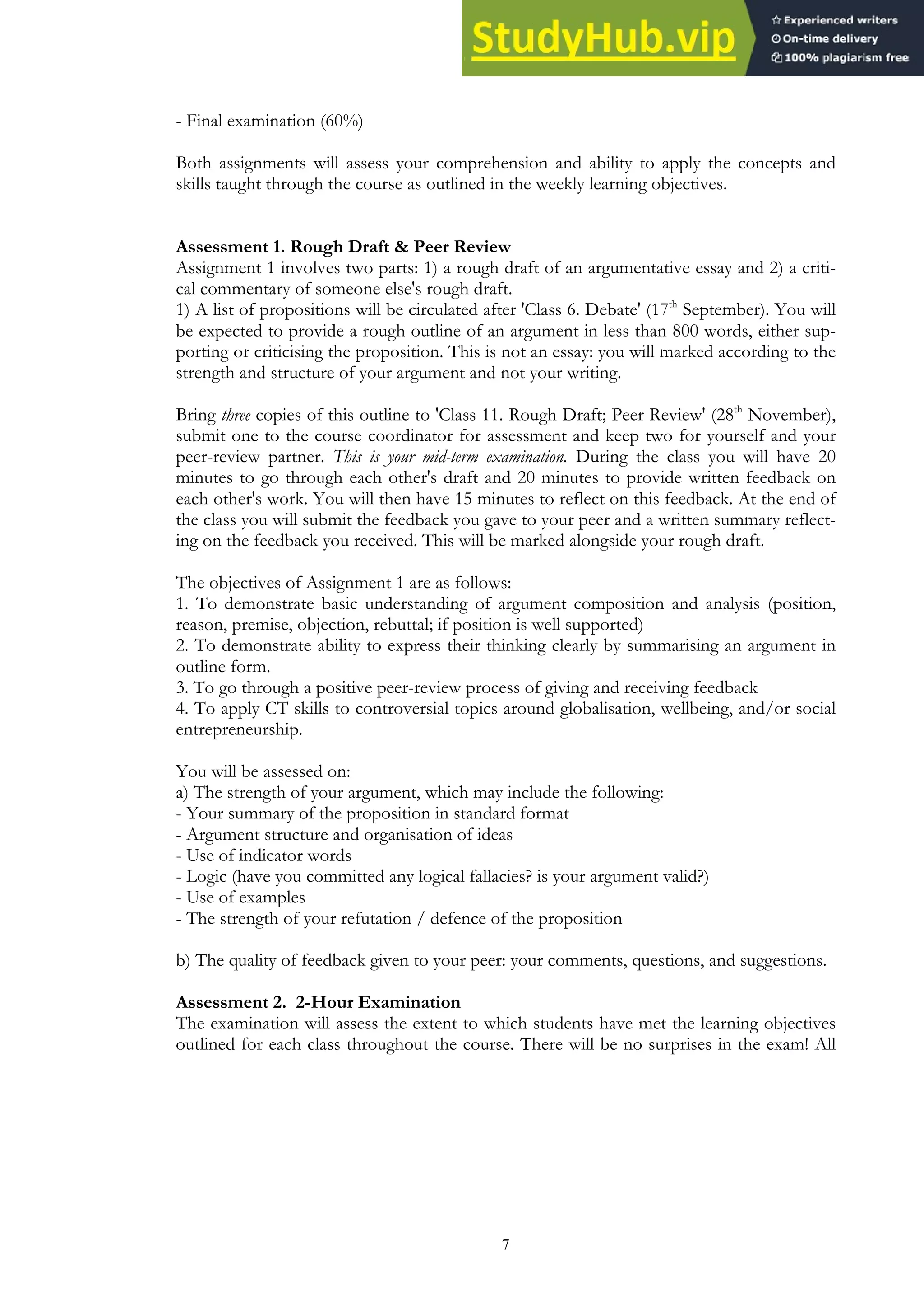 Applied Critical Thinking (GS200) Course Outline | PDF