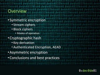 «Applied cryptanalysis stream ciphers» by Vladimir Garbuz | PPTX