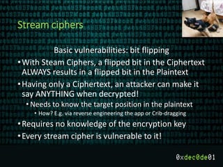 Applied cryptanalysis - stream ciphers | PPT