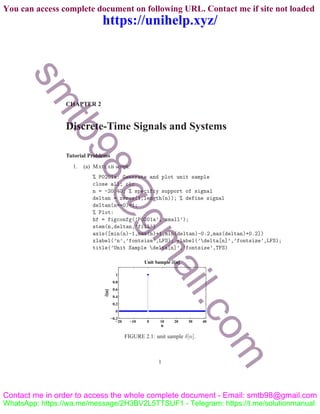 Complete Worked Solutions for Exercises - Applied Digital Signal ...