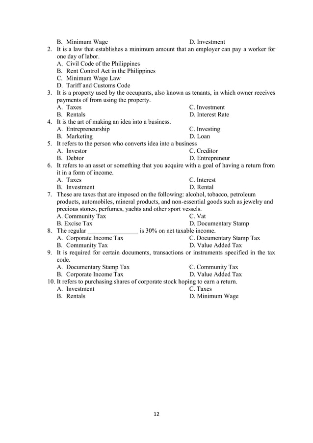 Applied for SHSApplied Economics for SHS-GAS Students Week1 Lesson 1 | PDF