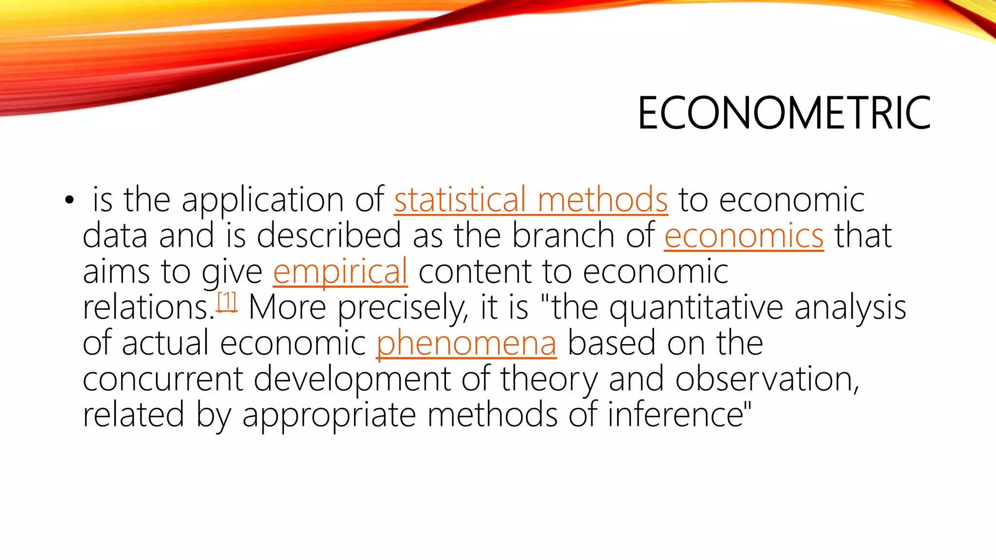 Applied economics | PPTX