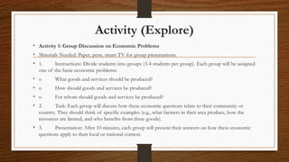 Applied Economics Lesson 1 for senior high school students | PPTX
