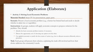 Applied Economics Lesson 1 for senior high school students | PPTX