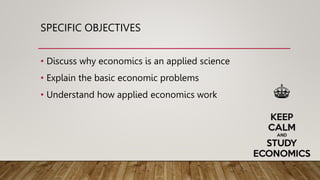 Applied Economics Lesson 2 Economics as an Applied Science.pptx