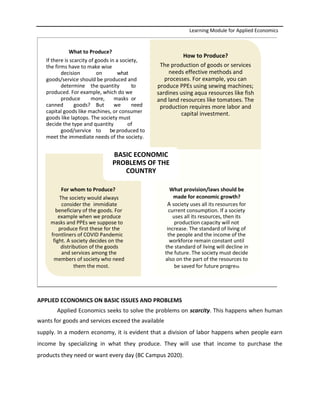 Applied economics module 2 final | PDF