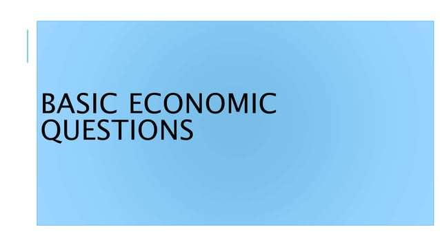 Introduction to Applied Economics Grade 12 | PPTX