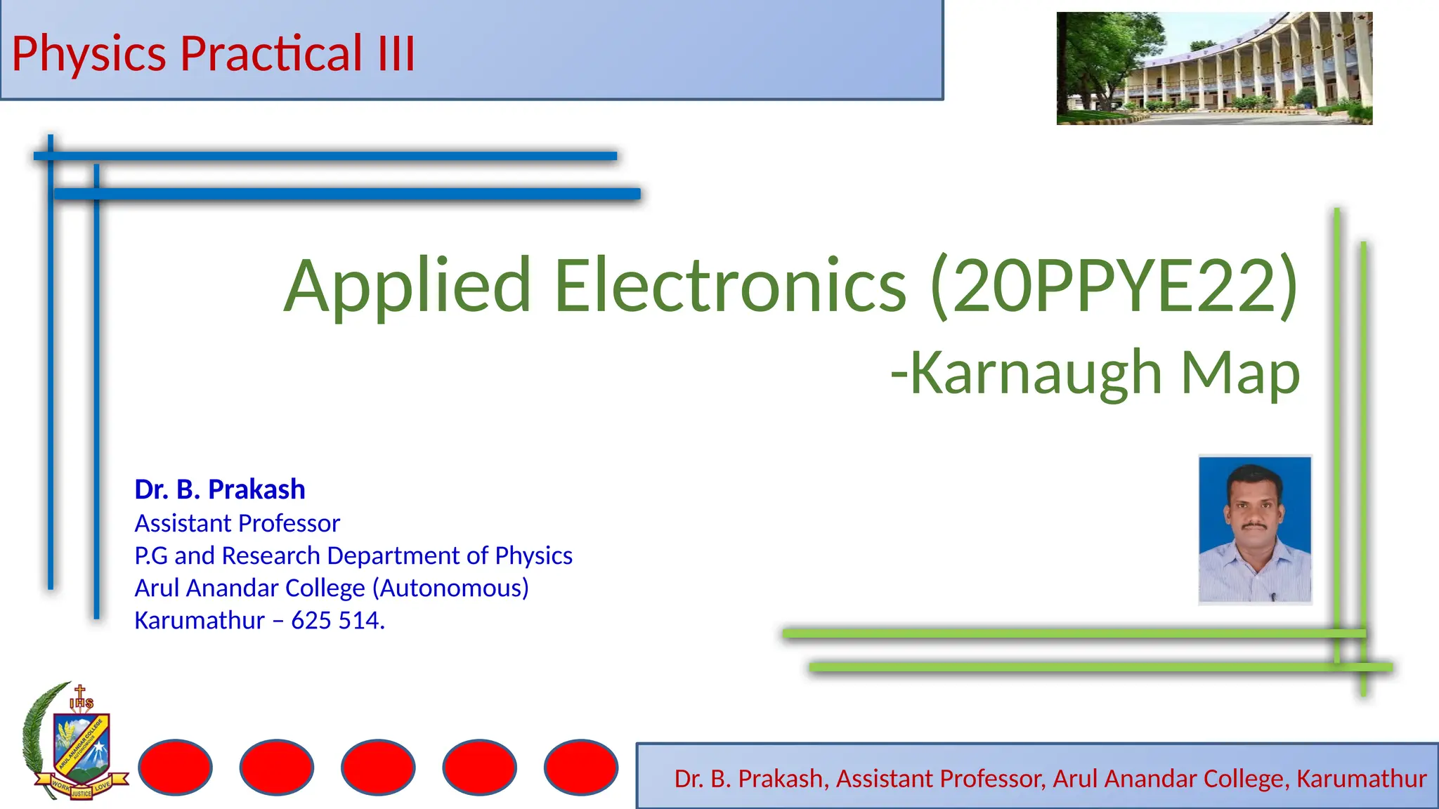 Applied Electronics Unit 2 Karnaugh Maps.pptx