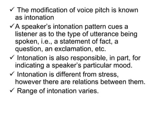 Applied english phonetics intonation | PPT
