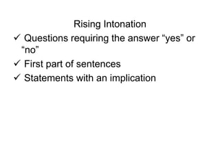 Applied english phonetics intonation | PPTX