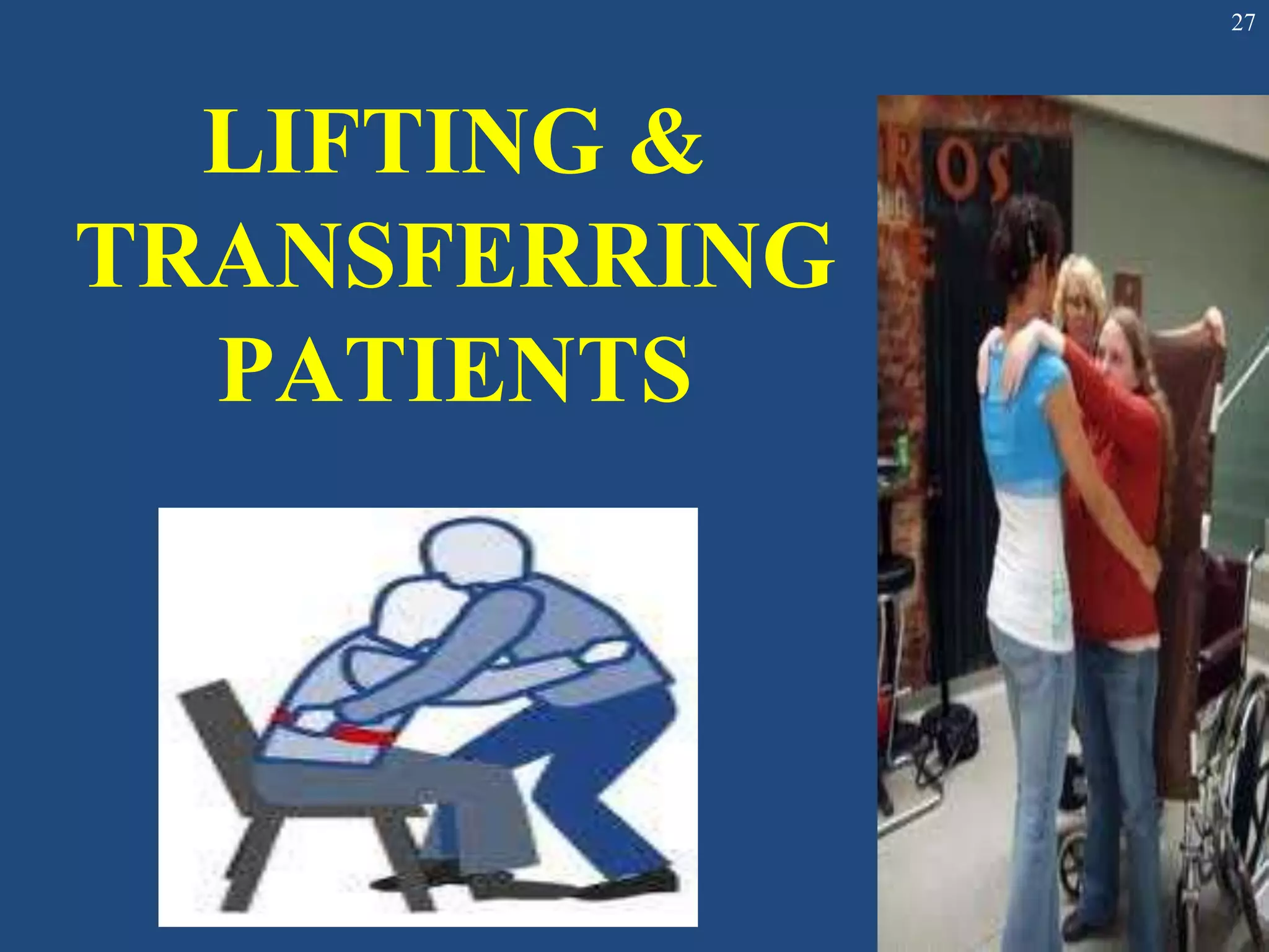 Applied ergonomics safe patient's handling | PPT